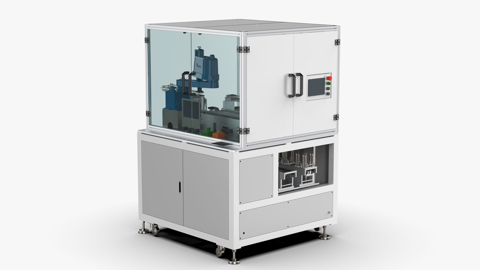 3D Model Automatic Integrated Capacitor Resistance Inductor Robot Transfer Machine - TurboSquid ...