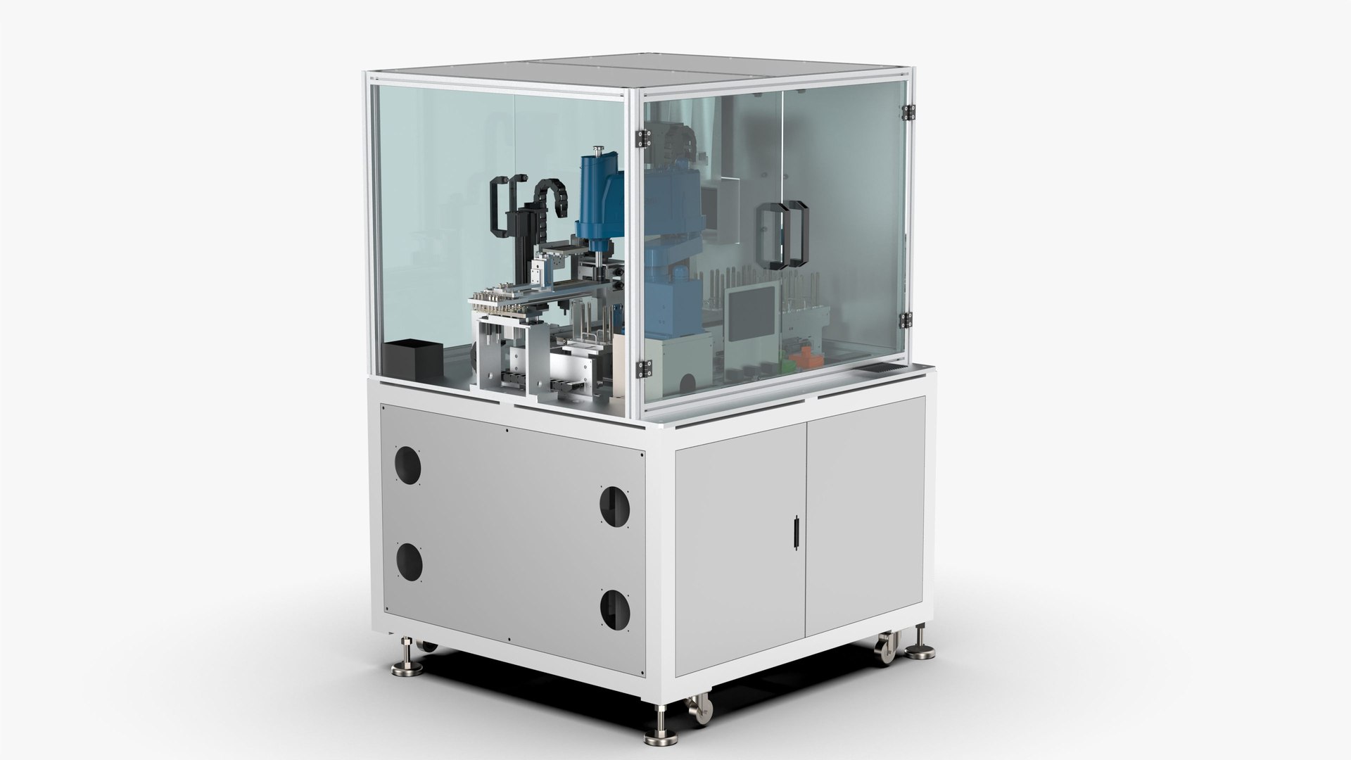 3D Model Automatic Integrated Capacitor Resistance Inductor Robot Transfer Machine - TurboSquid ...