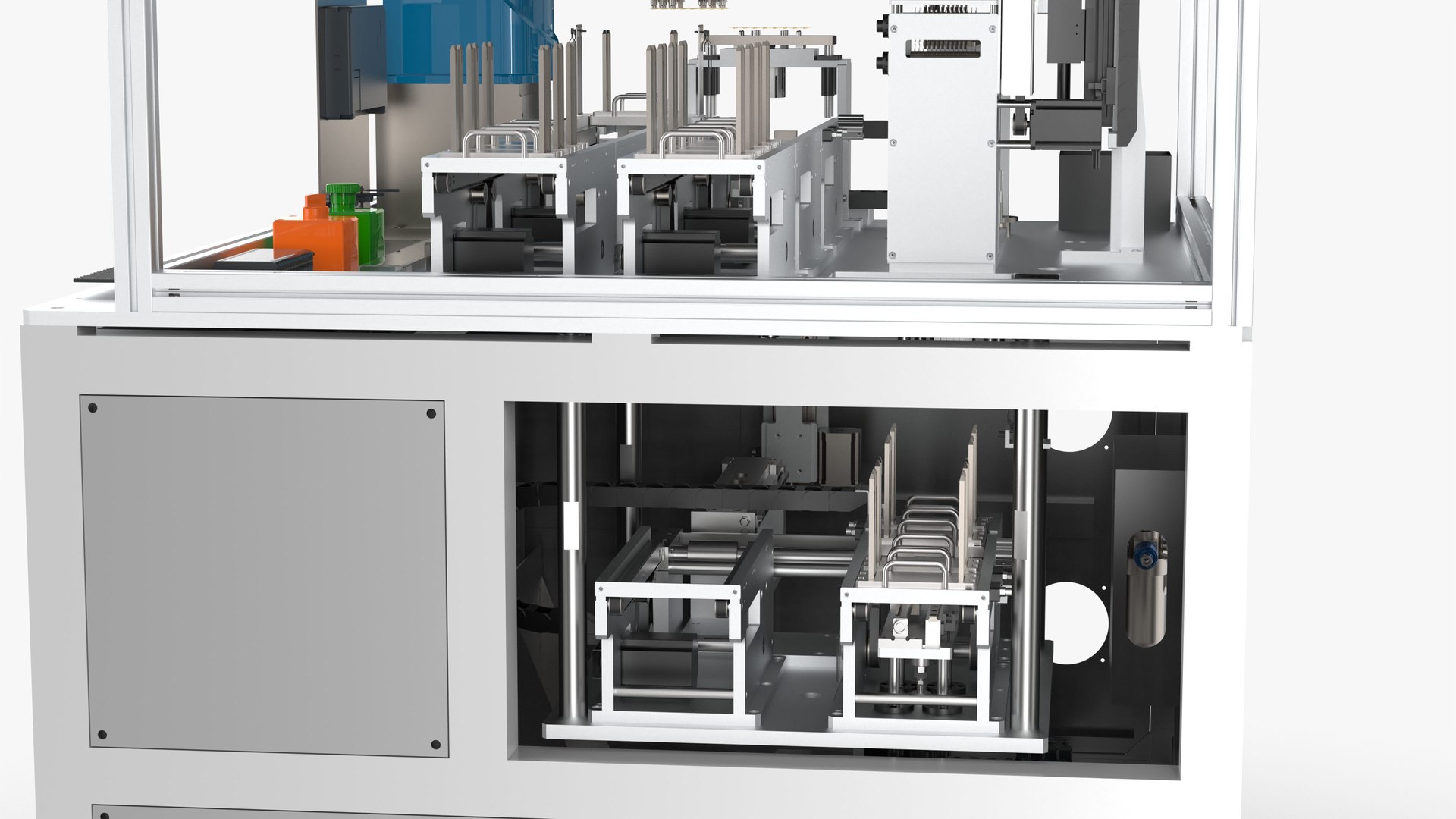 3D Model Automatic Integrated Capacitor Resistance Inductor Robot Transfer Machine - TurboSquid ...
