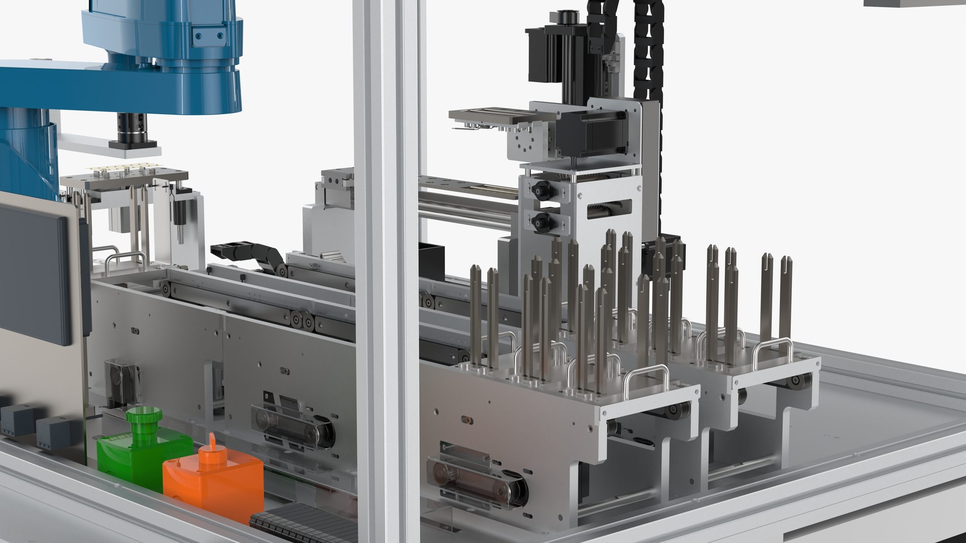 3D Model Automatic Integrated Capacitor Resistance Inductor Robot ...