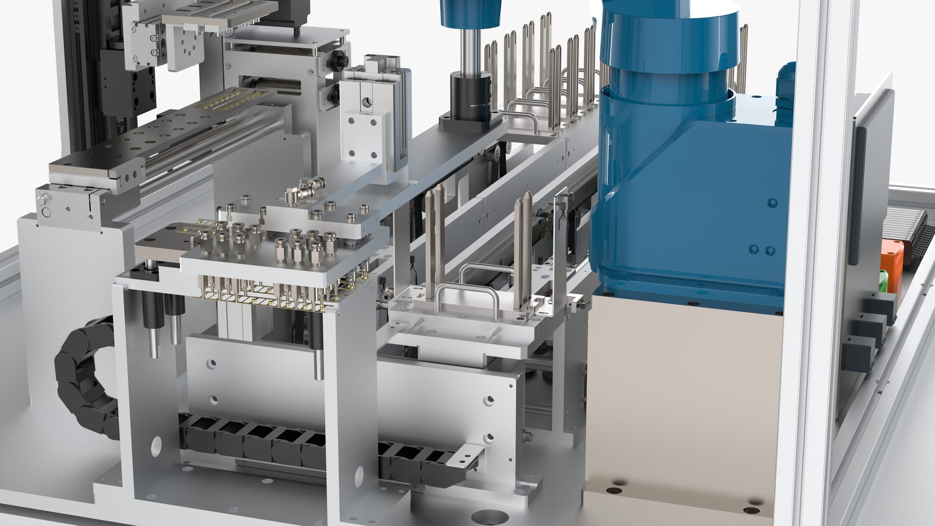 3D Model Automatic Integrated Capacitor Resistance Inductor Robot Transfer Machine - TurboSquid ...