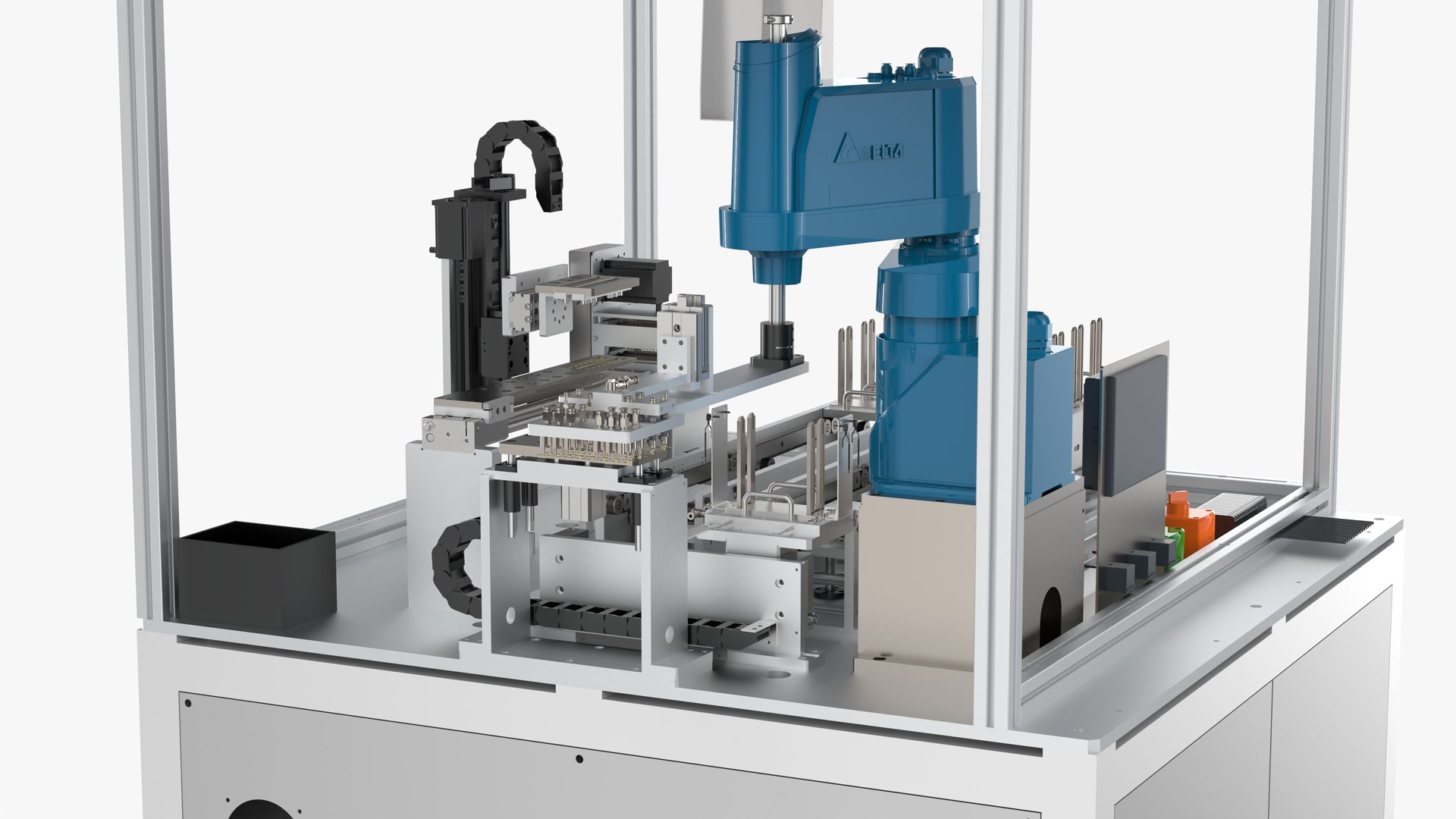 3D Model Automatic Integrated Capacitor Resistance Inductor Robot Transfer Machine - TurboSquid ...