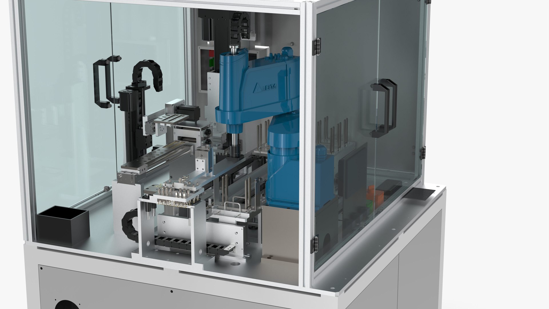 3D Model Automatic Integrated Capacitor Resistance Inductor Robot Transfer Machine - TurboSquid ...