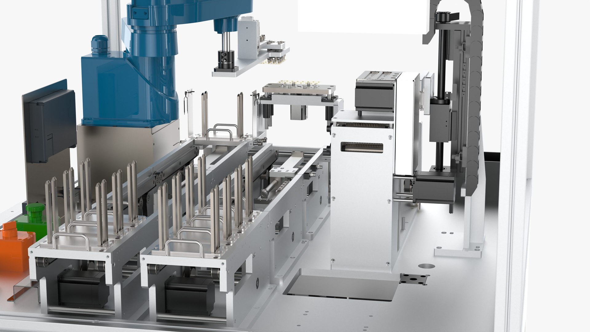 3D Model Automatic Integrated Capacitor Resistance Inductor Robot Transfer Machine - TurboSquid ...