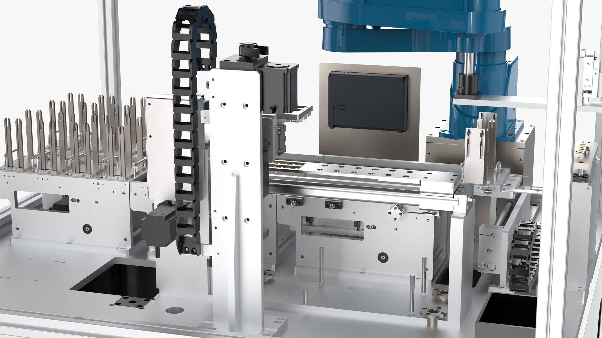 3D Model Automatic Integrated Capacitor Resistance Inductor Robot ...