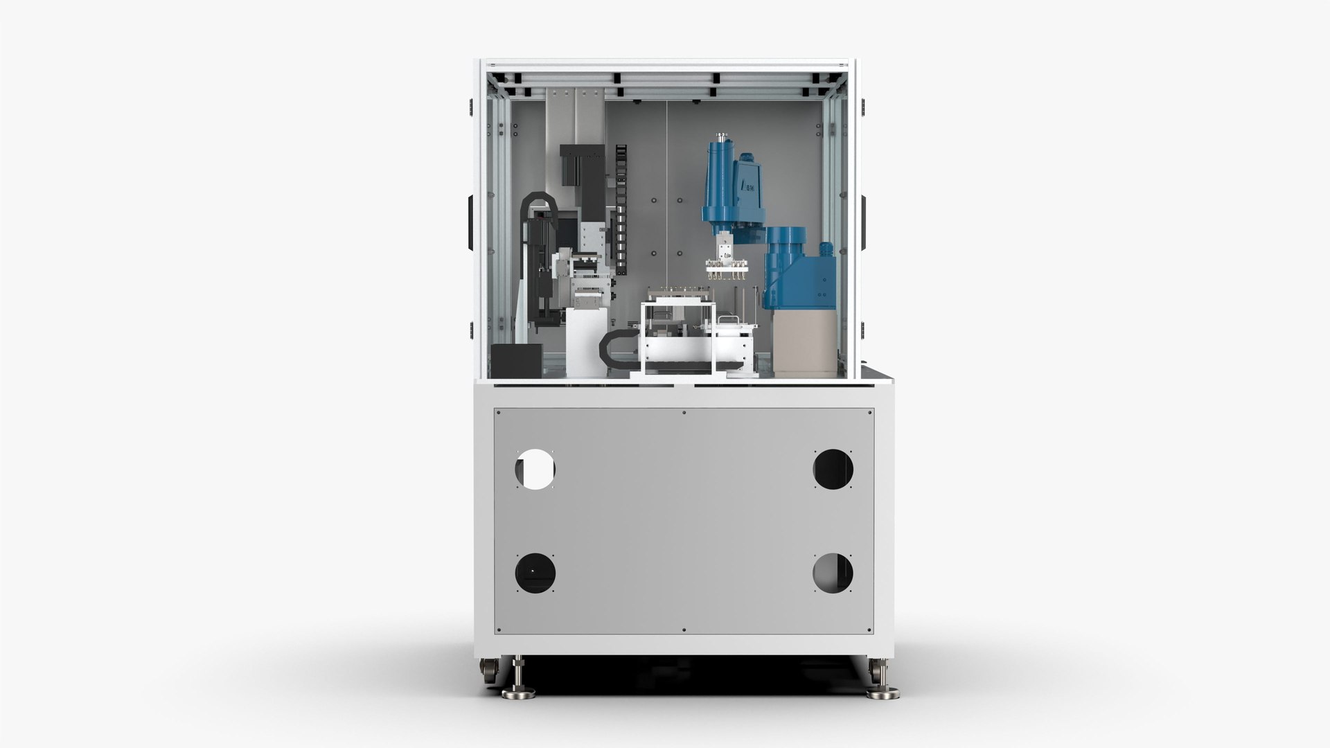 3D Model Automatic Integrated Capacitor Resistance Inductor Robot Transfer Machine - TurboSquid ...