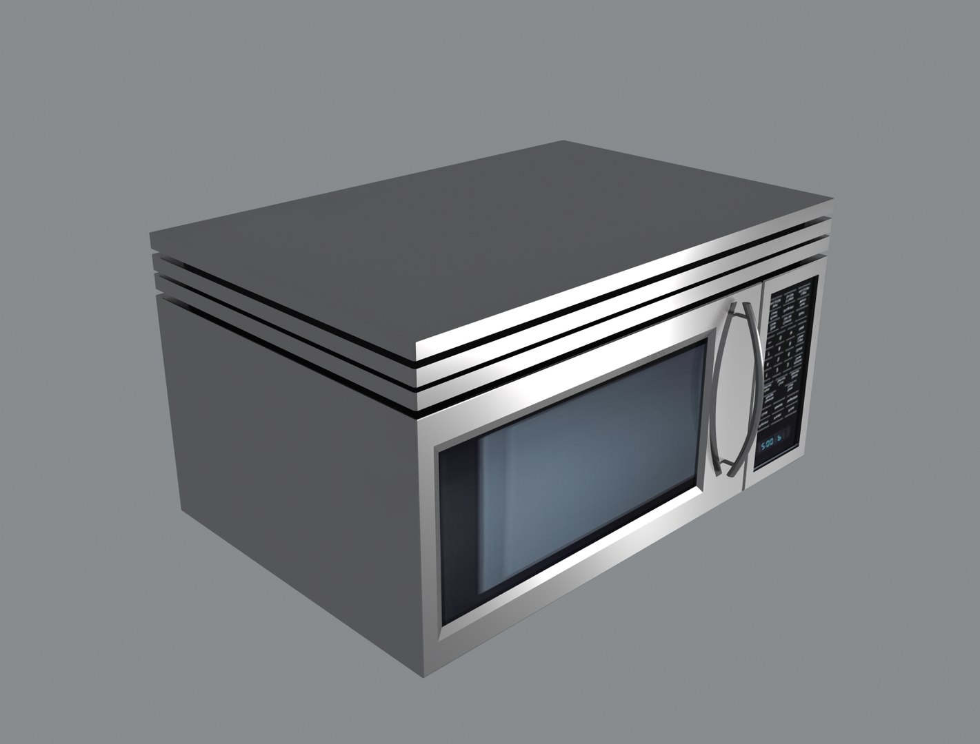 3d model microwave