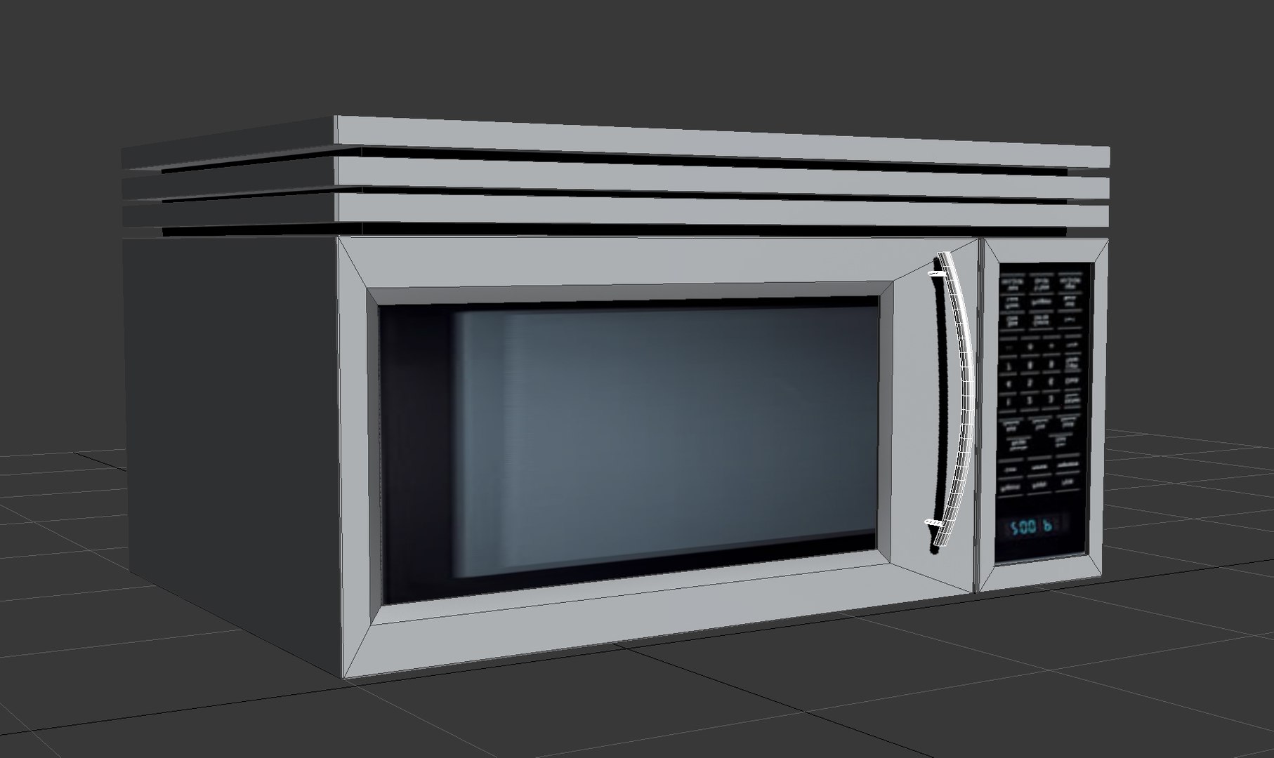 3d model microwave