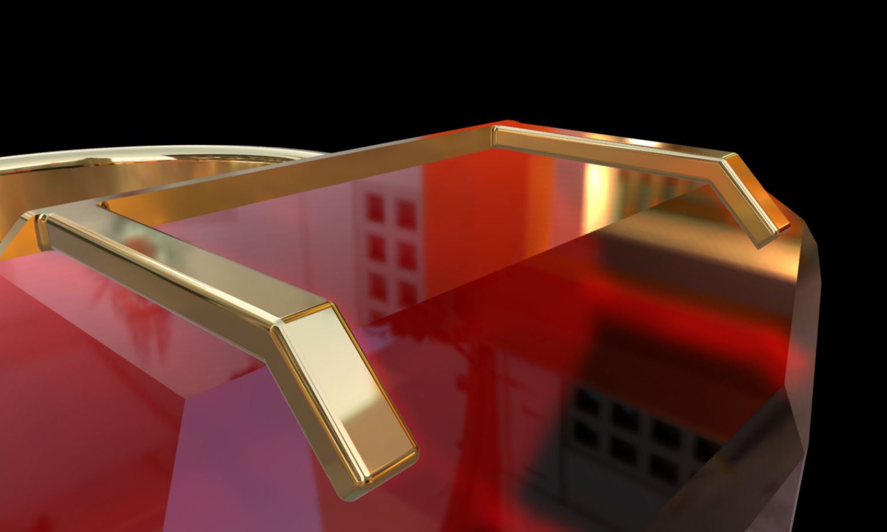 Ring With Ruby 3D Model - TurboSquid 2339004