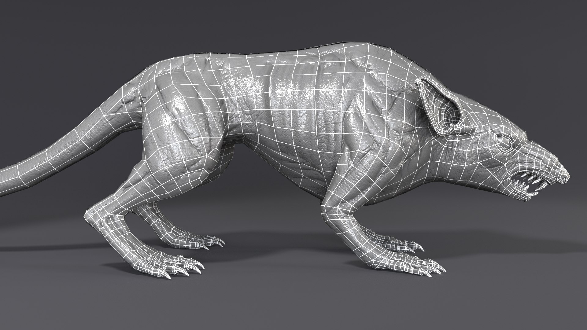 Mutant Rat 3D Model - TurboSquid 2146668
