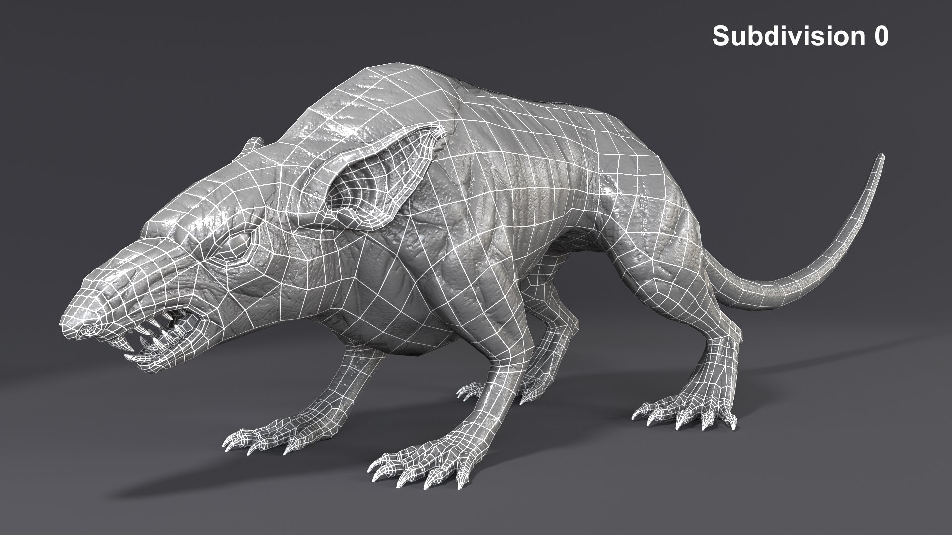 Mutant Rat 3D Model - TurboSquid 2146668
