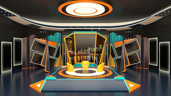 Tv Studio Design model - TurboSquid 1770250