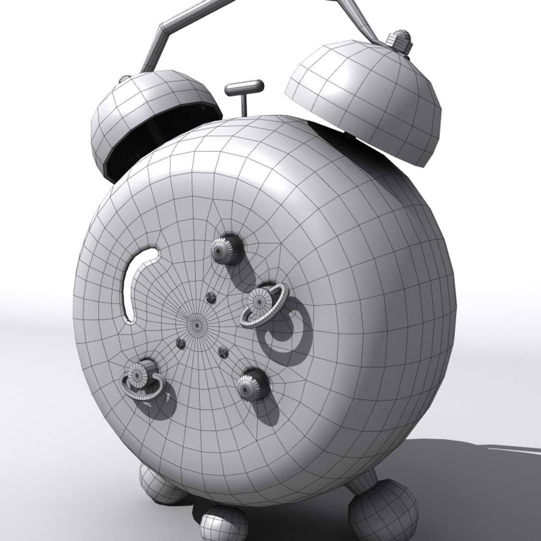 3d Model Of Alarm Clock