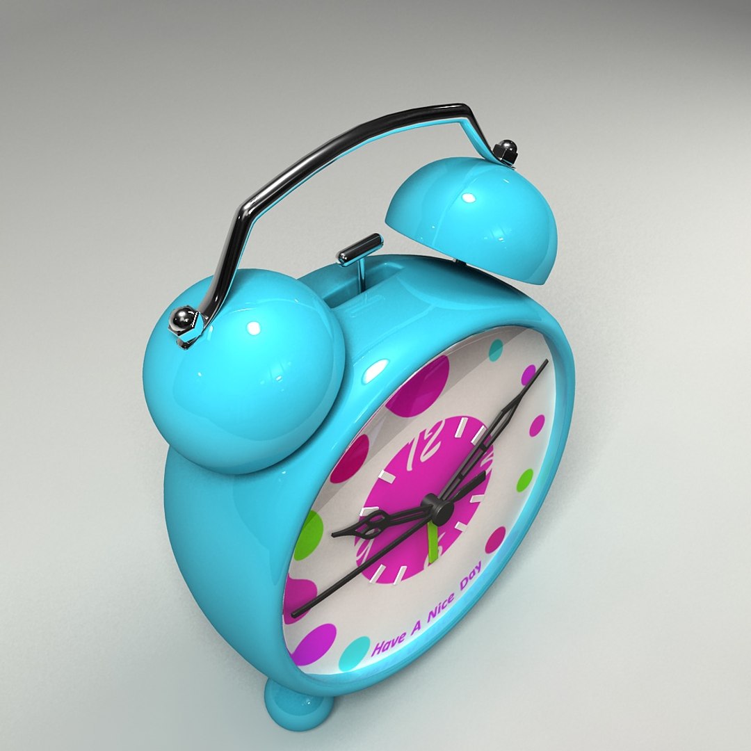 3d Model Of Alarm Clock