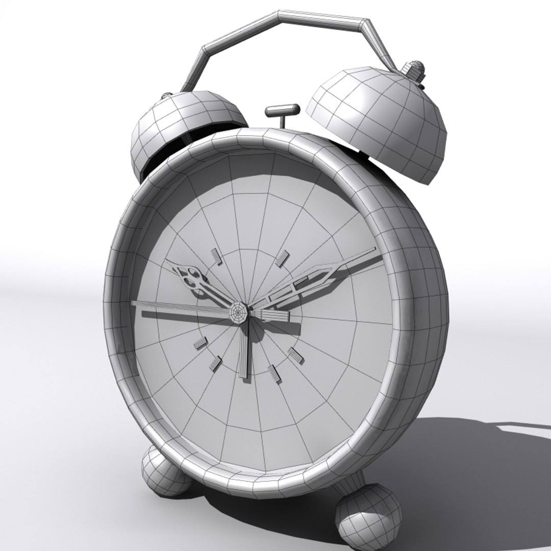 3d Model Of Alarm Clock