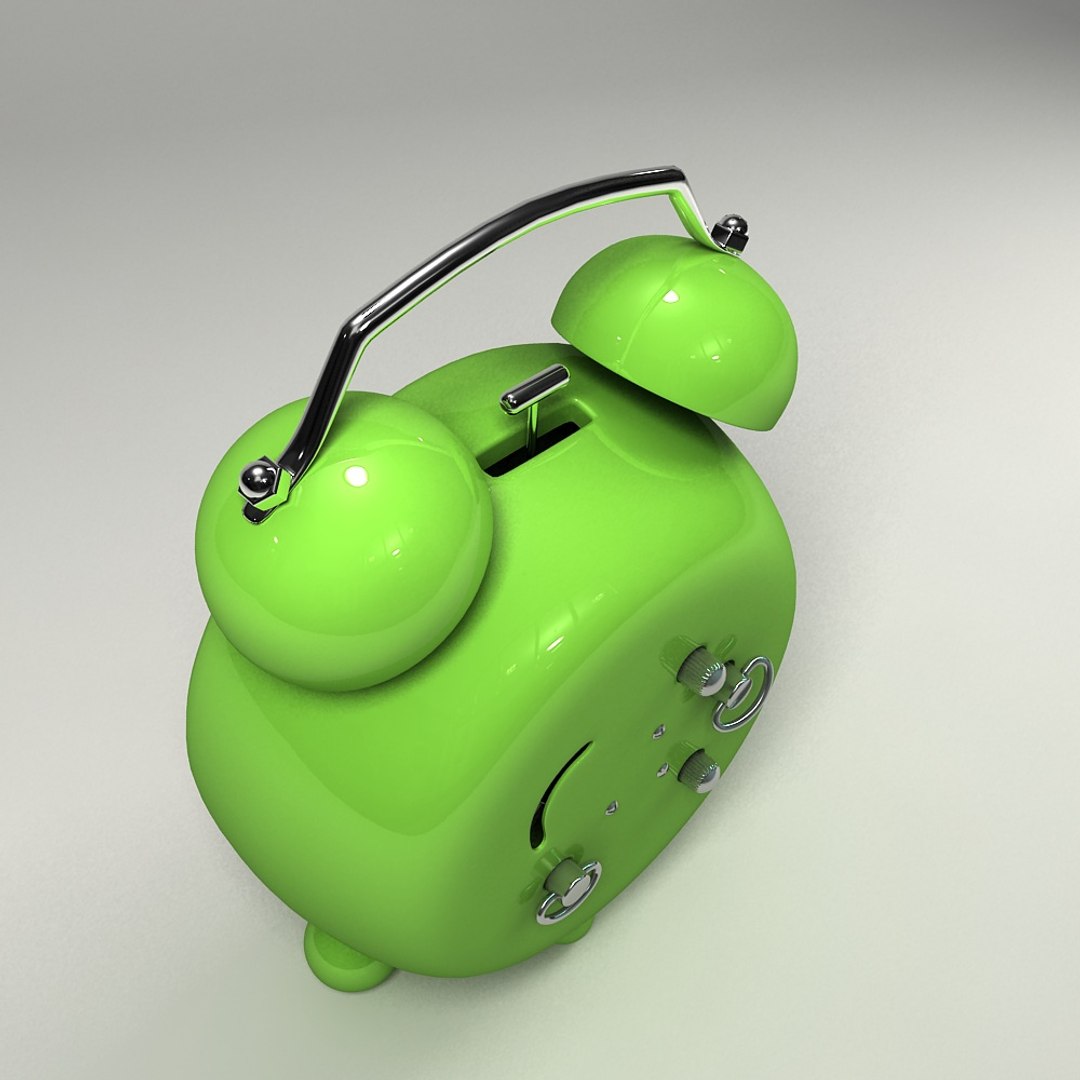 3d Model Of Alarm Clock