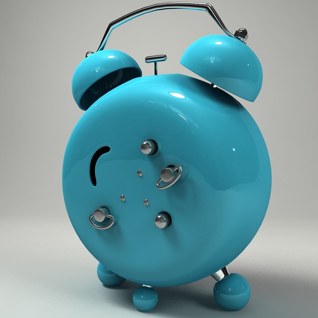 3d Model Of Alarm Clock