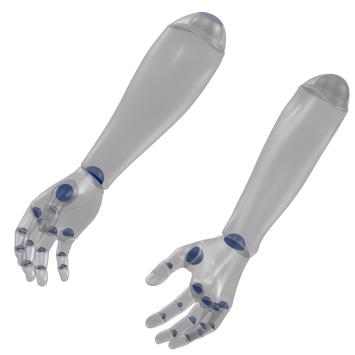 3d hand poseable solidworks