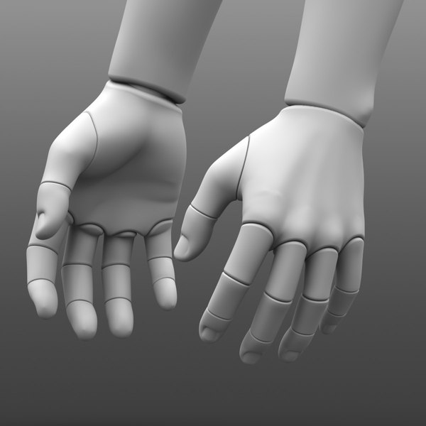 3d hand poseable solidworks