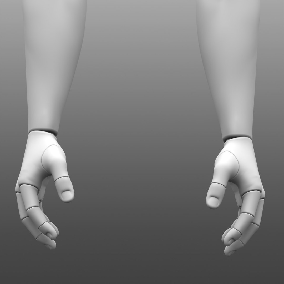 3d Hand Poseable Solidworks