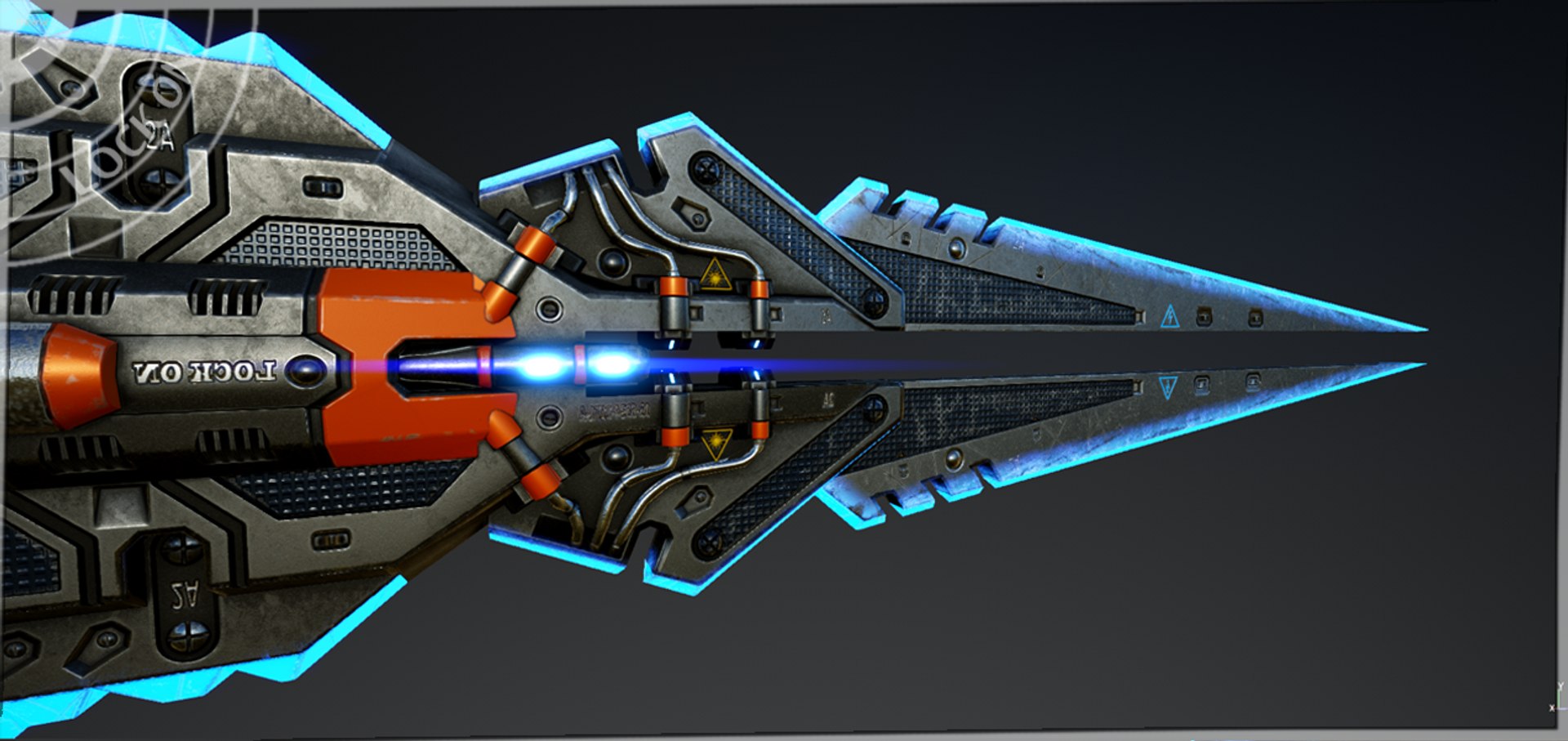 3d Gunblade Gun Blades