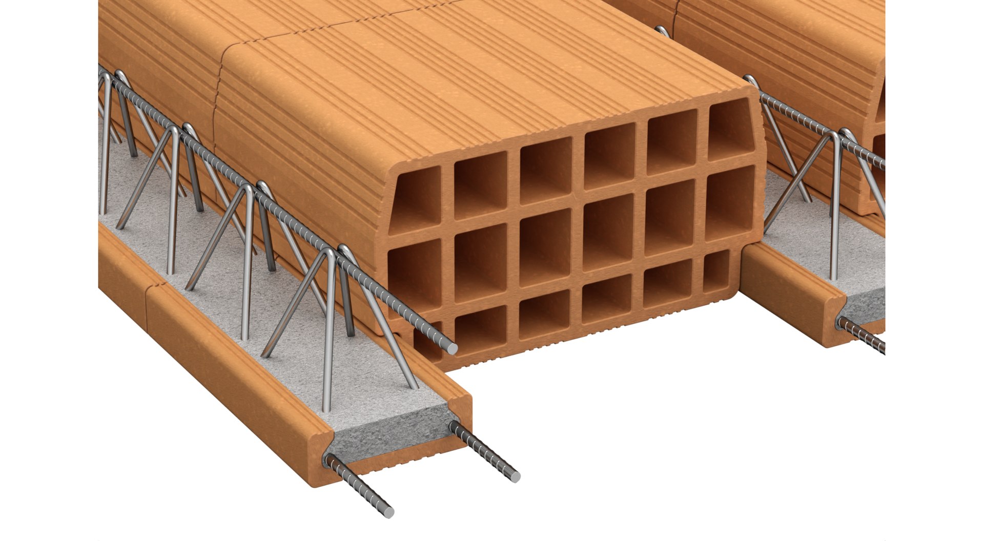 Hollow Clay Floor Slab Block System Model - TurboSquid 2168733