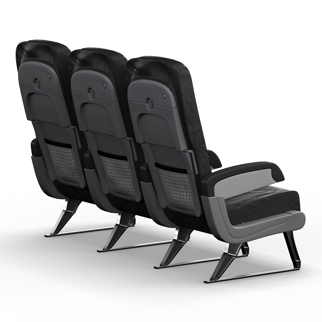 3d Aircraft Passenger Seats Model
