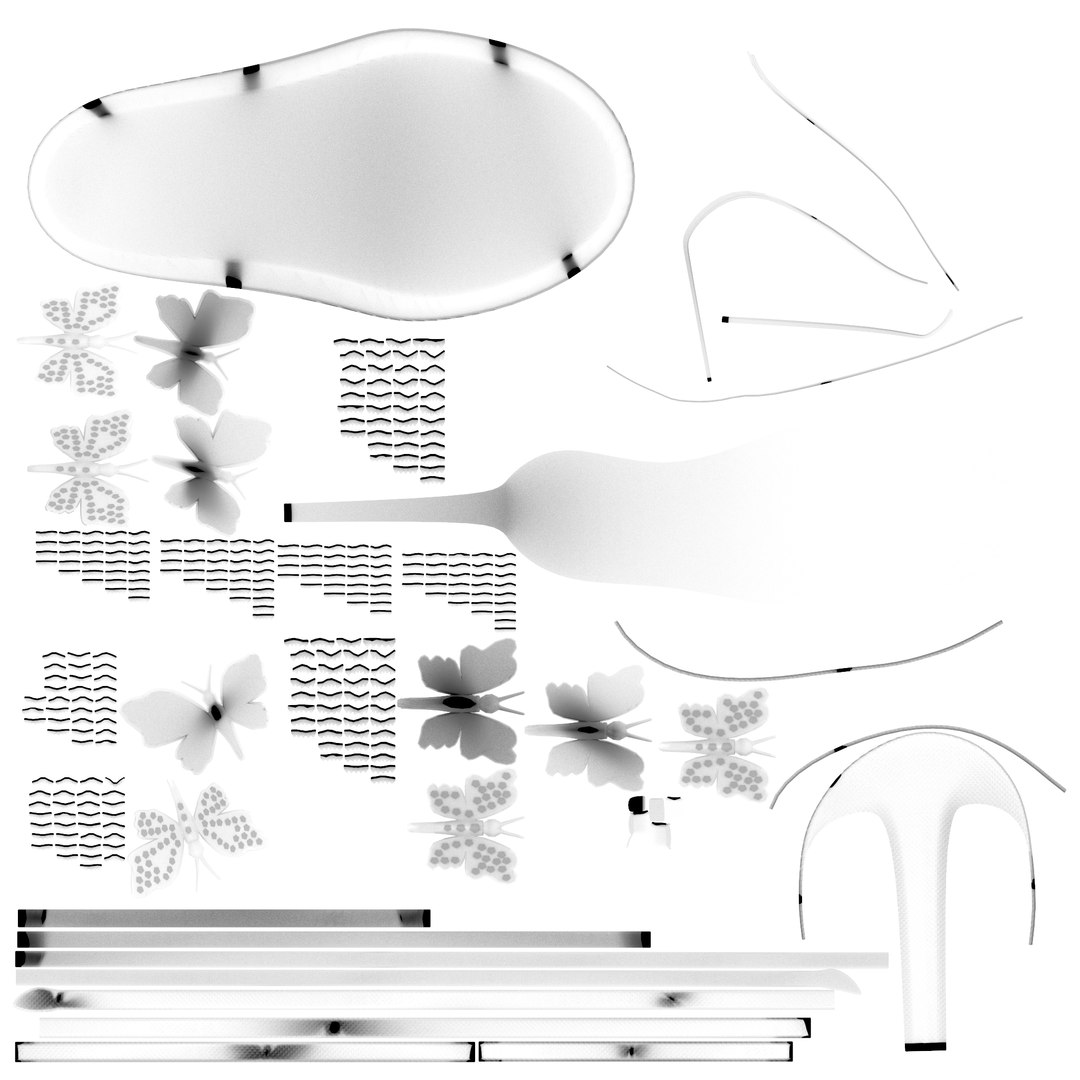 3D Butterfly High Heels - TurboSquid 1899056