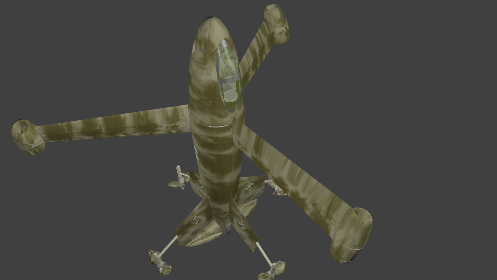 Focke Wulf Triebflugel 3D - TurboSquid 1299049