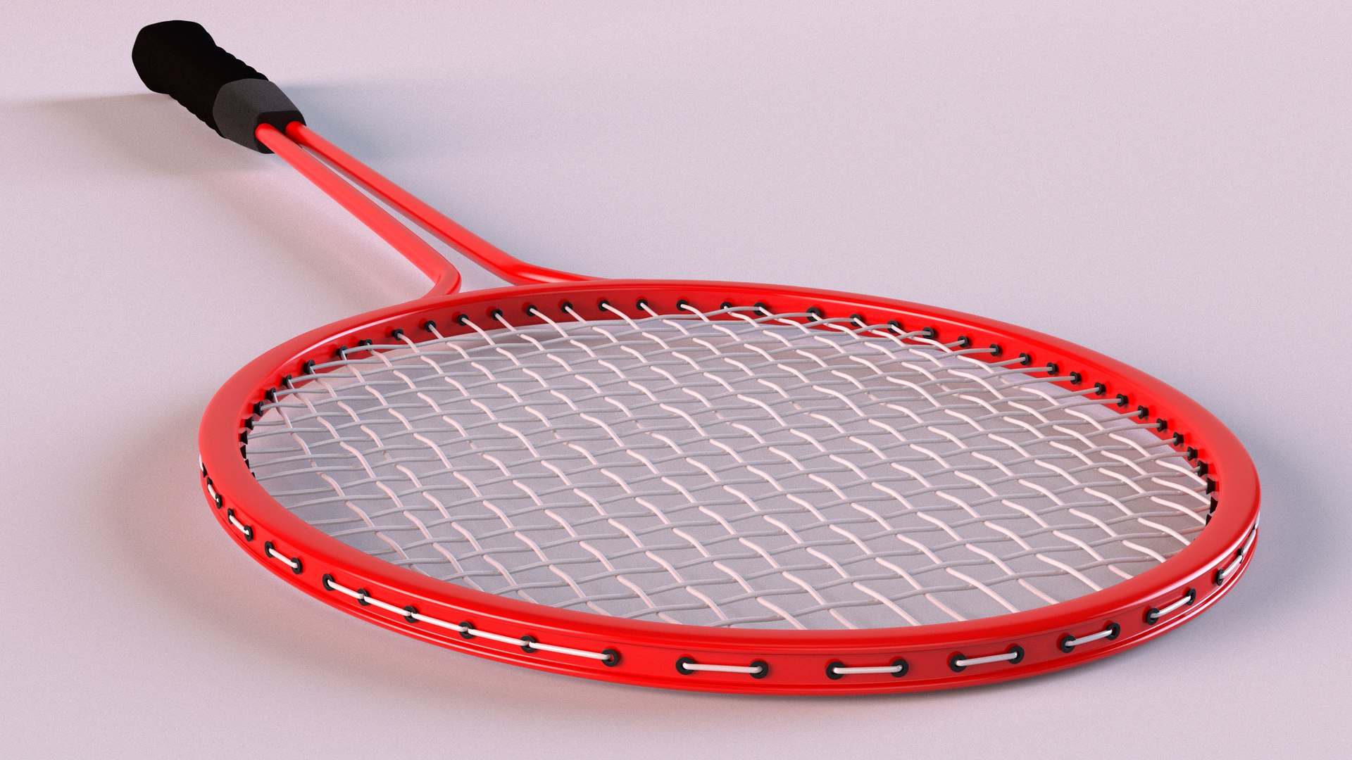 Badminton Racket Model - TurboSquid 2120438
