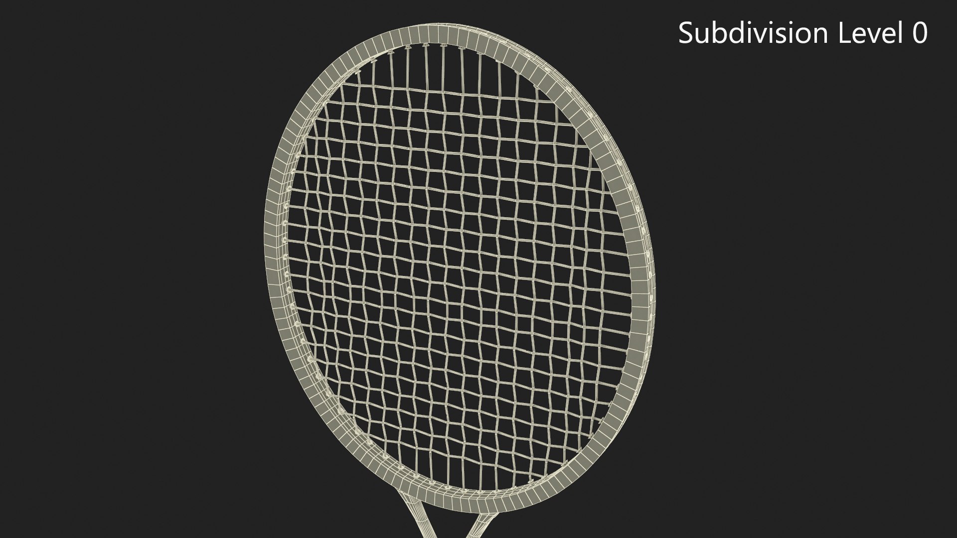 Badminton Racket Model - TurboSquid 2120438