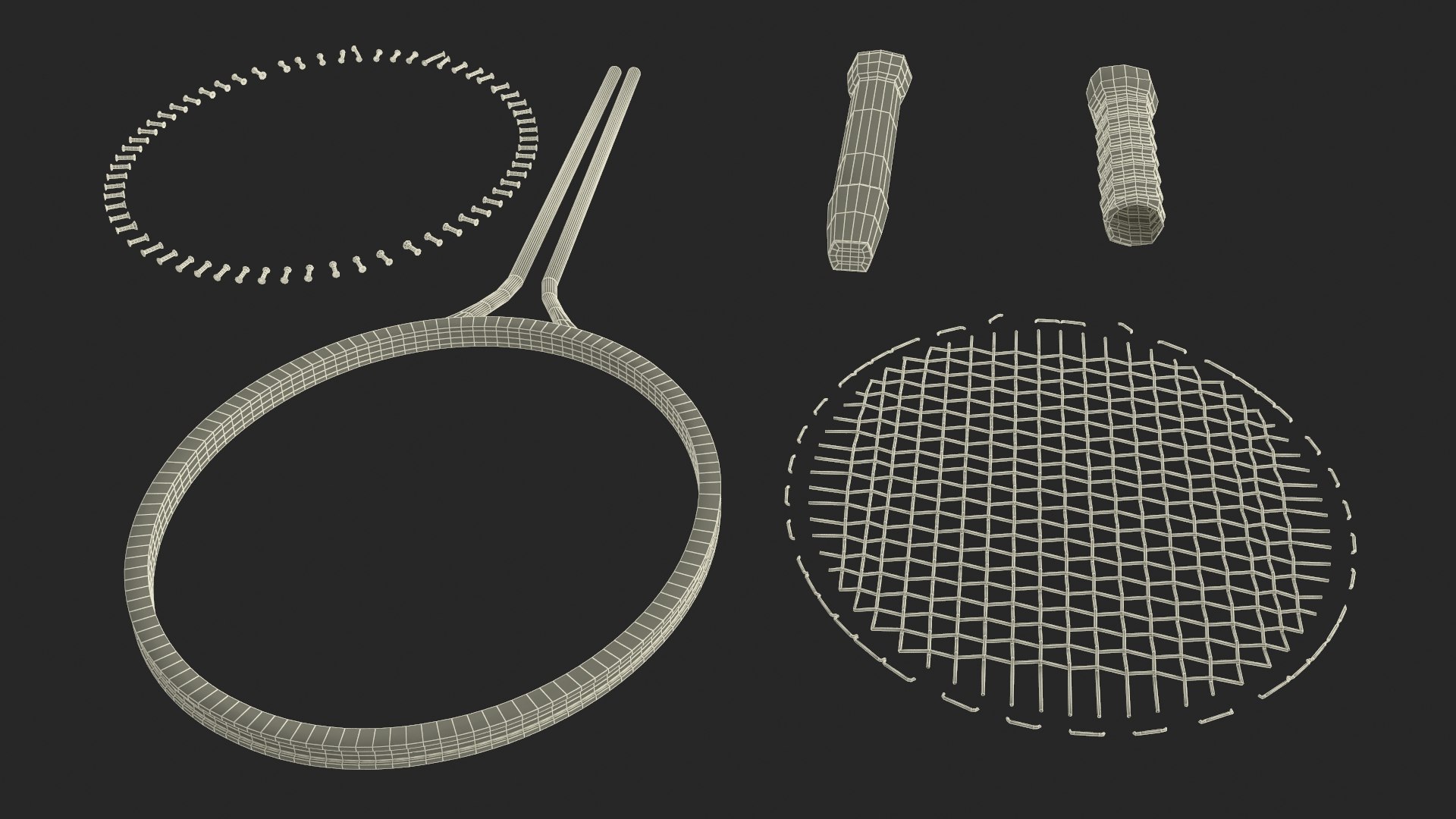 Badminton Racket Model - TurboSquid 2120438