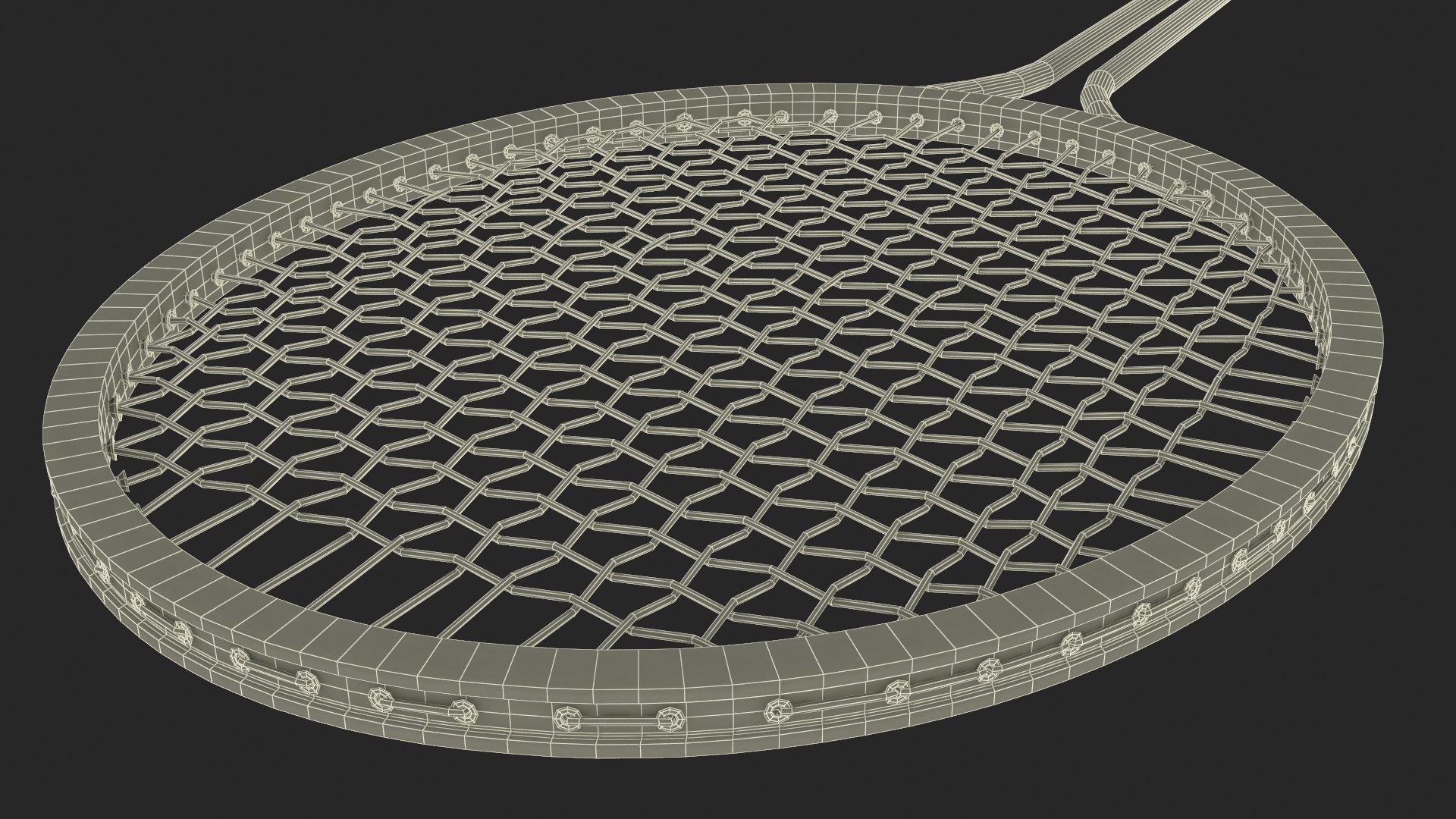 Badminton Racket Model - TurboSquid 2120438