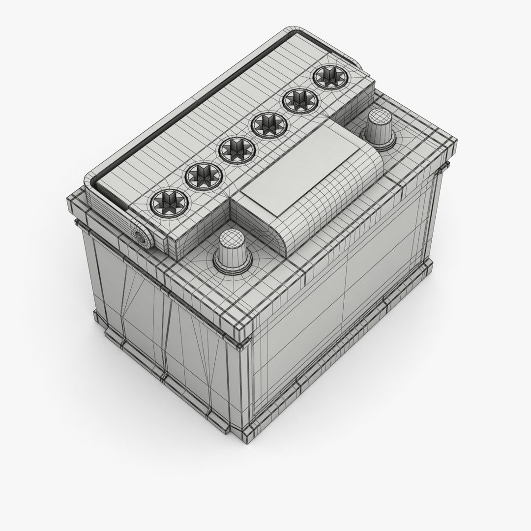 3D Auto Battery - TurboSquid 1250431