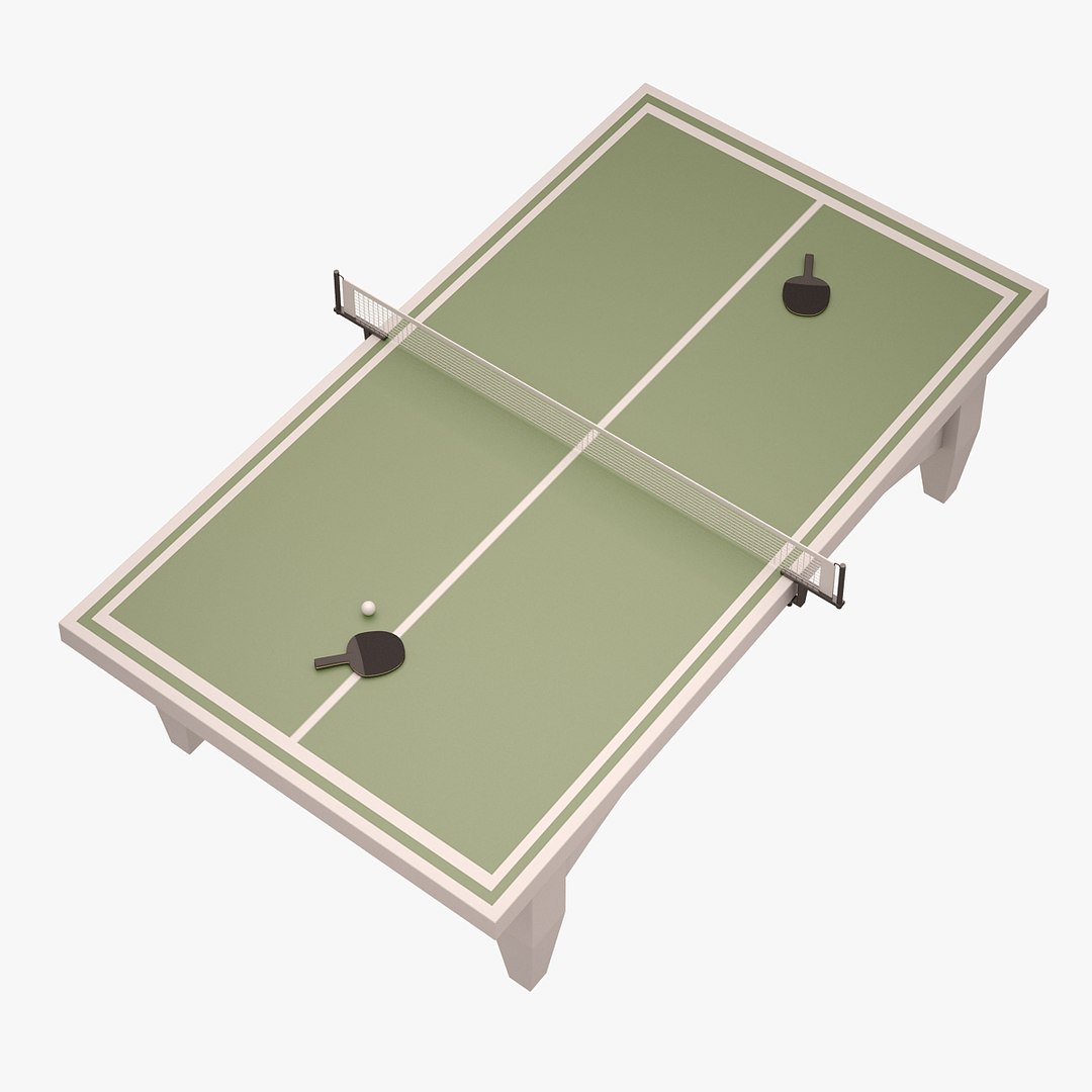 3d Model Table Tennis