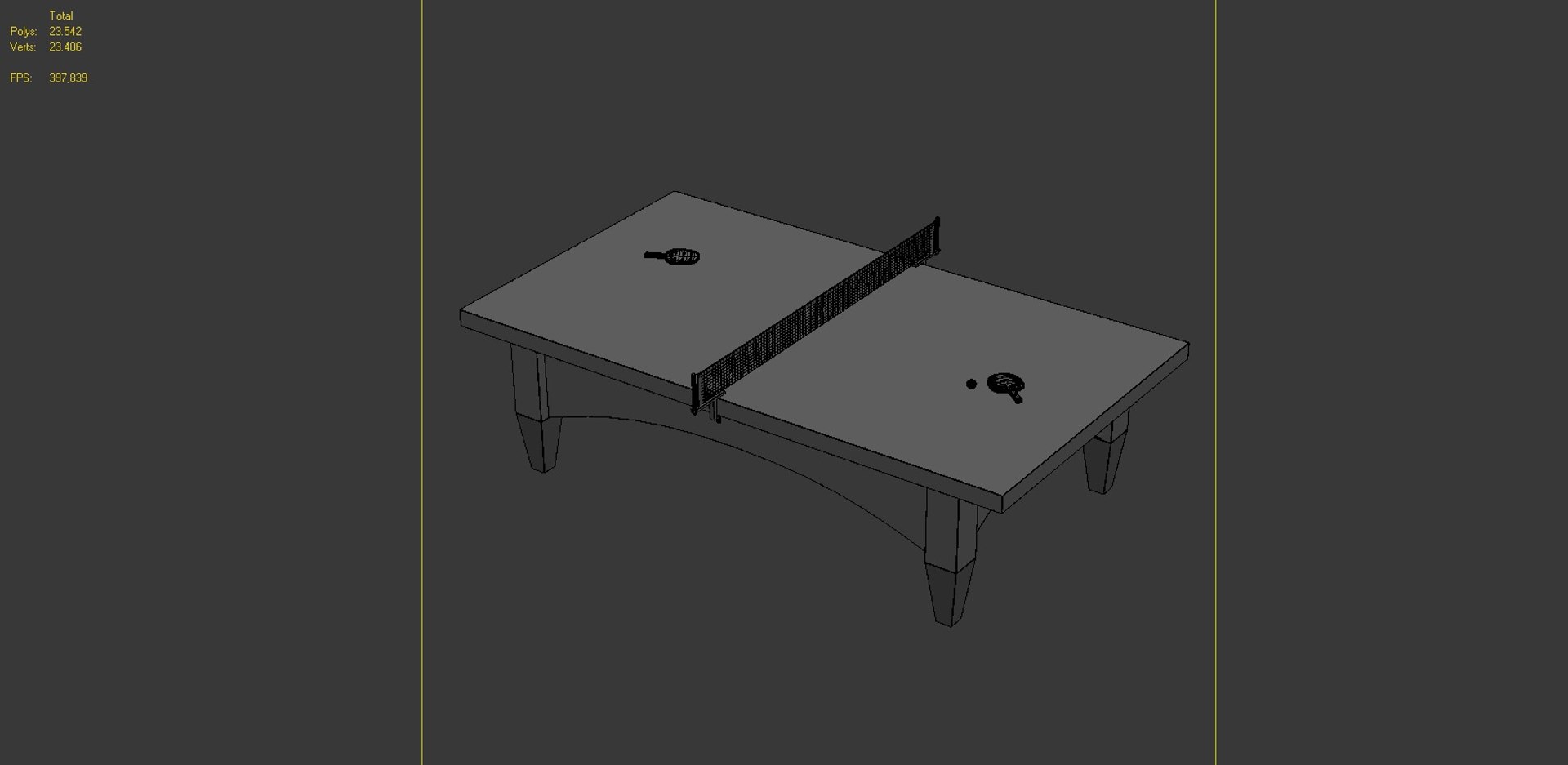 3d Model Table Tennis