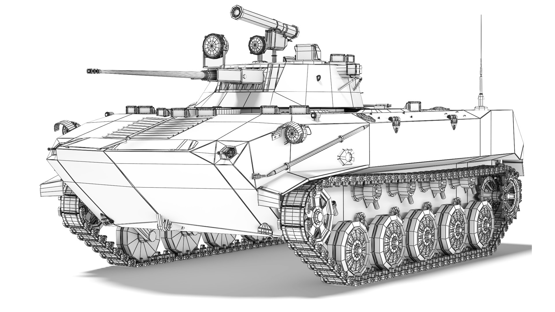3D Model BMD-2 1985 - TurboSquid 2190565