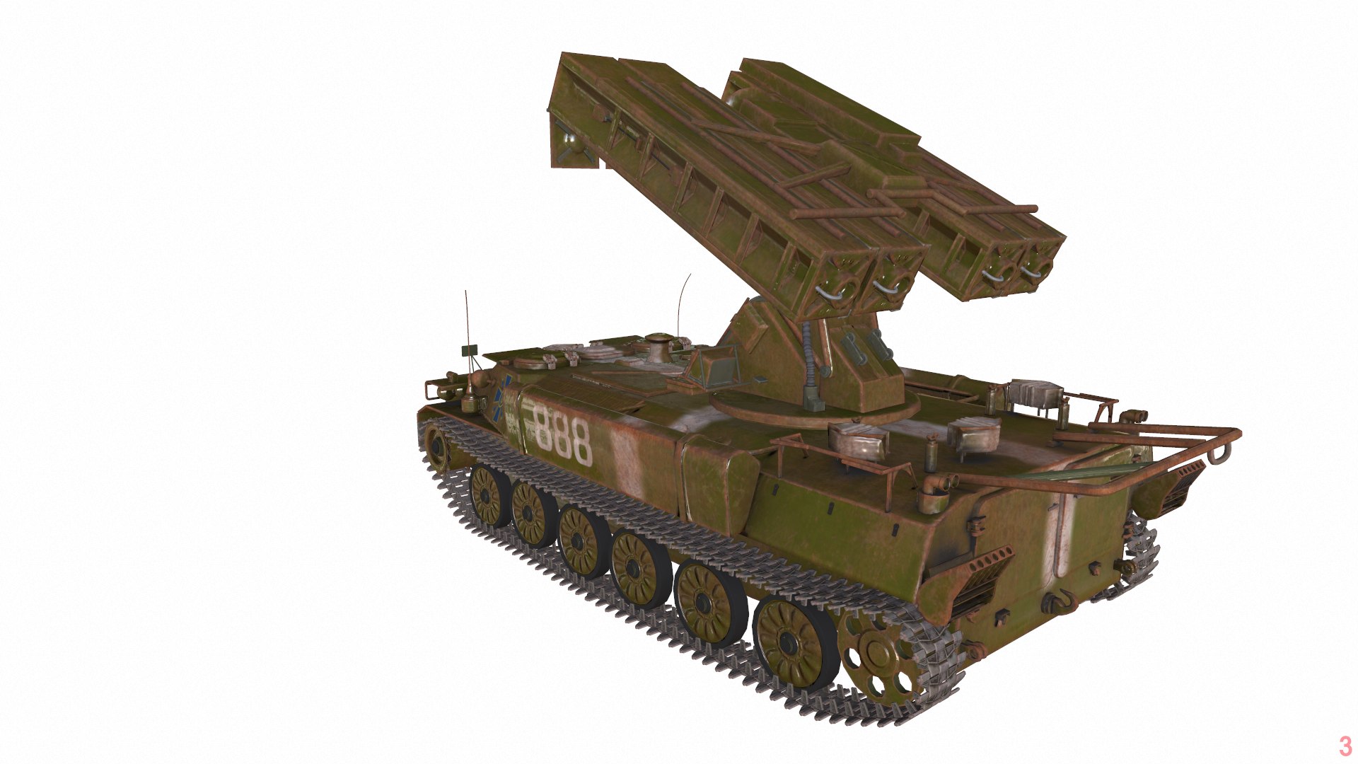 9k35 Strela-10 3D Model - TurboSquid 1359421