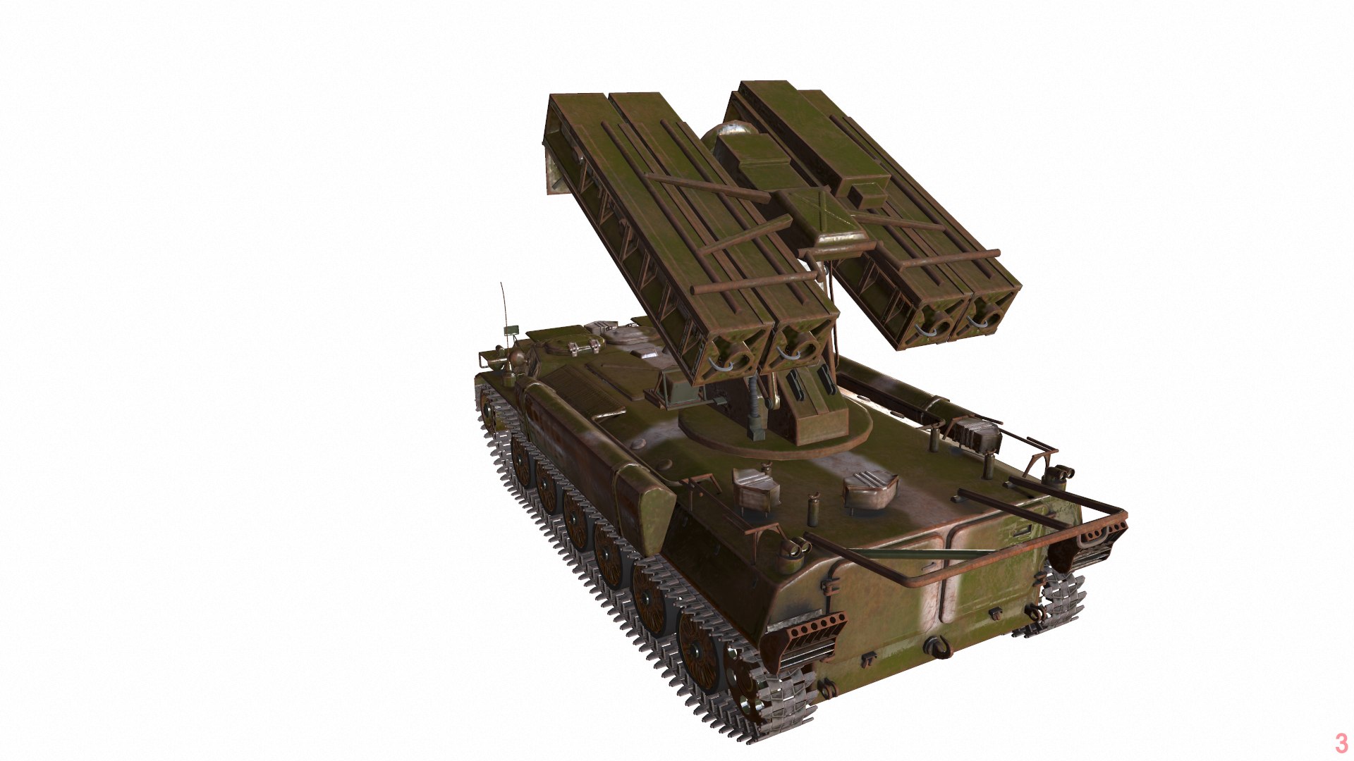 9k35 Strela-10 3D Model - TurboSquid 1359421