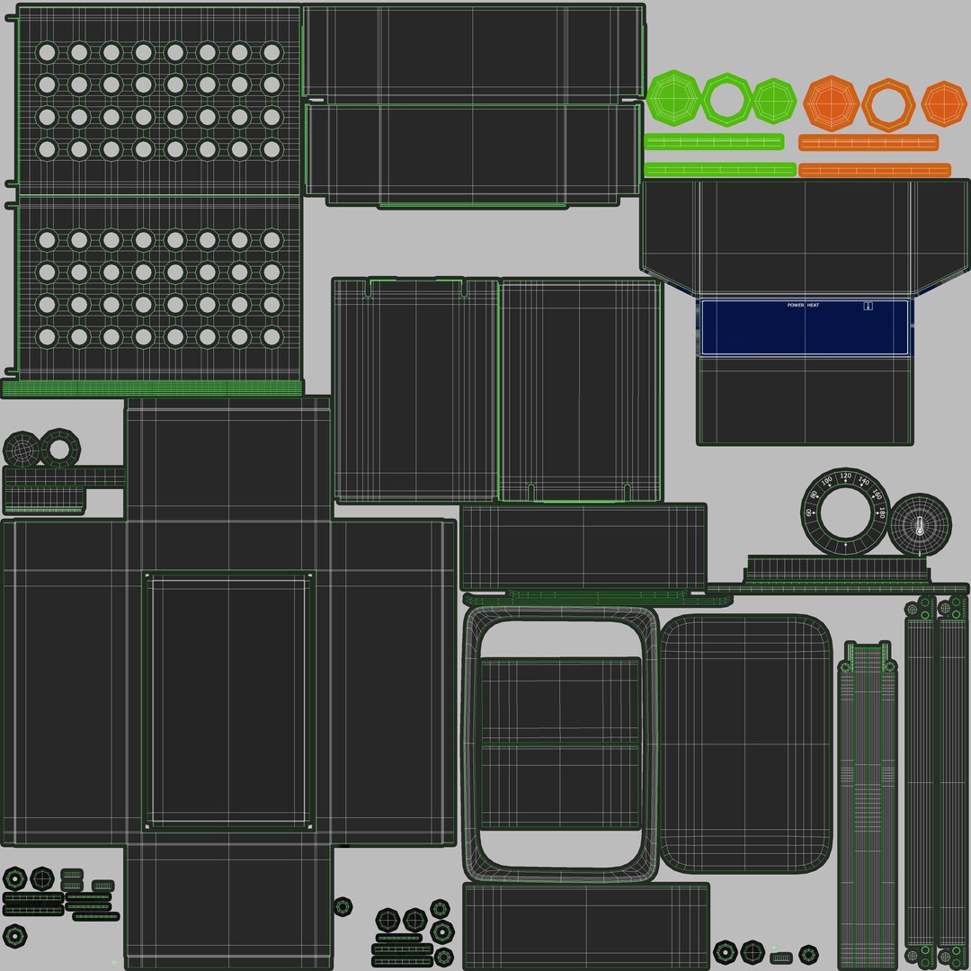 3D Deep Fryer Model - TurboSquid 2132646