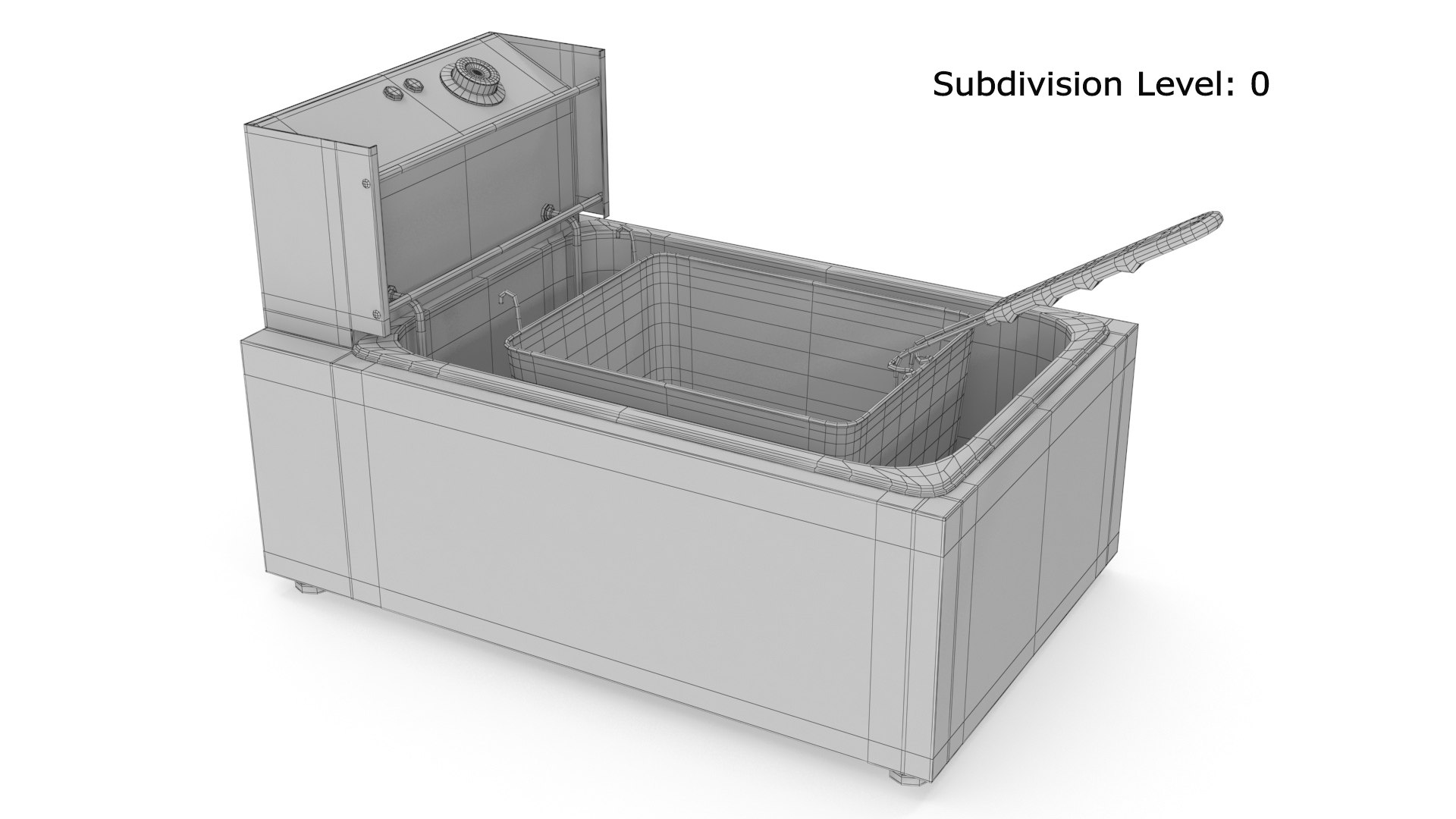 3D Deep Fryer Model - TurboSquid 2132646
