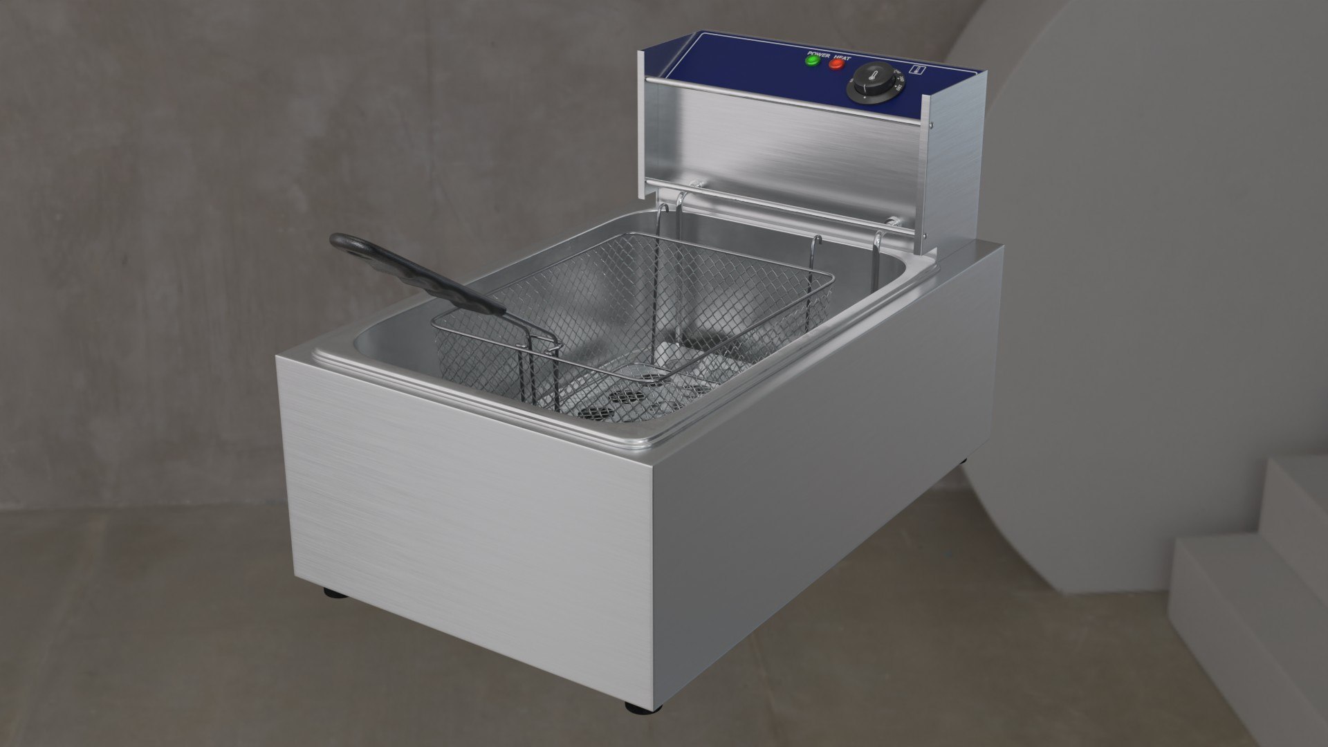 3D Deep Fryer Model - TurboSquid 2132646