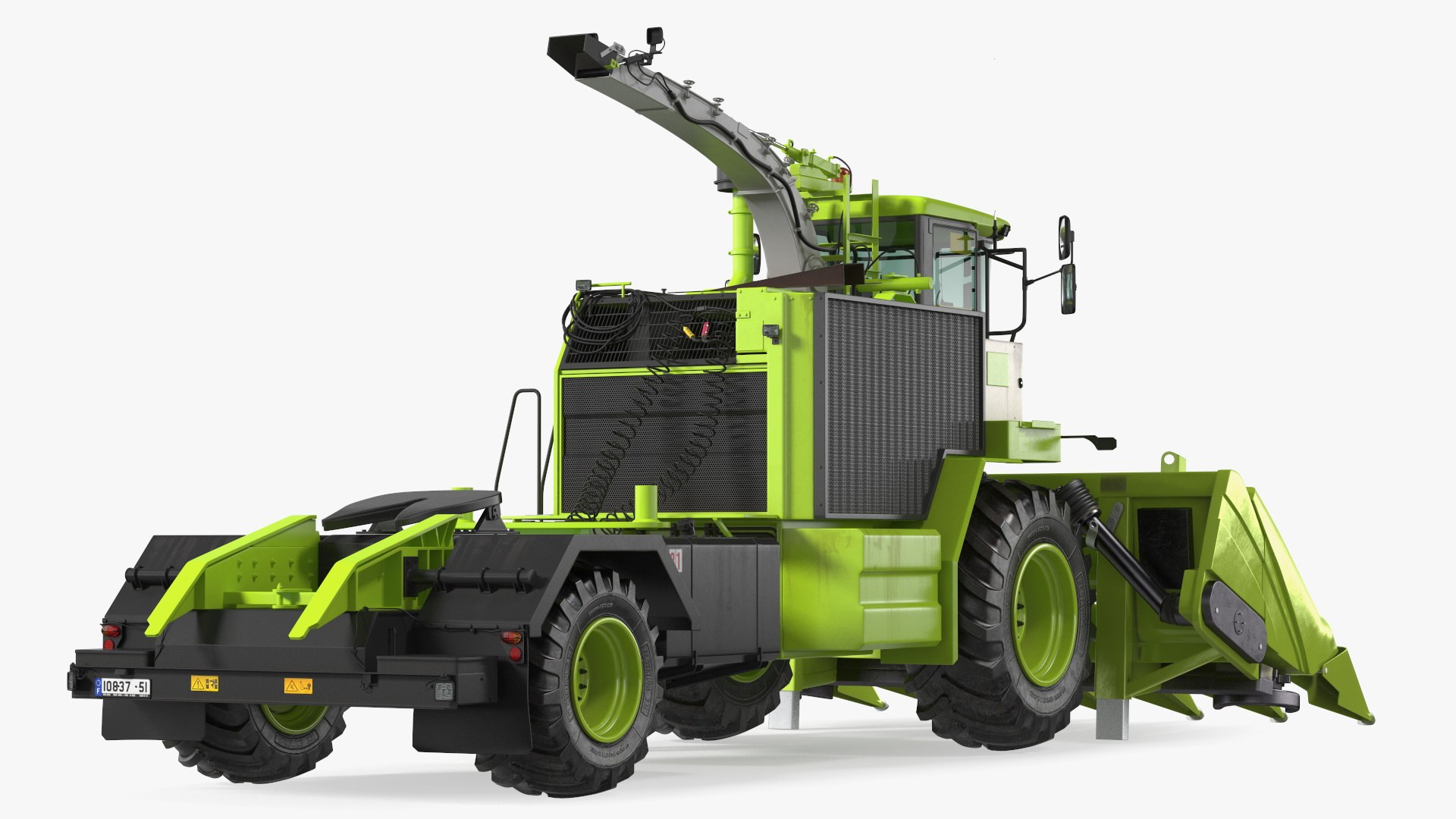 3D Harvester with Corn Header 6 Rows New model - TurboSquid 1803806