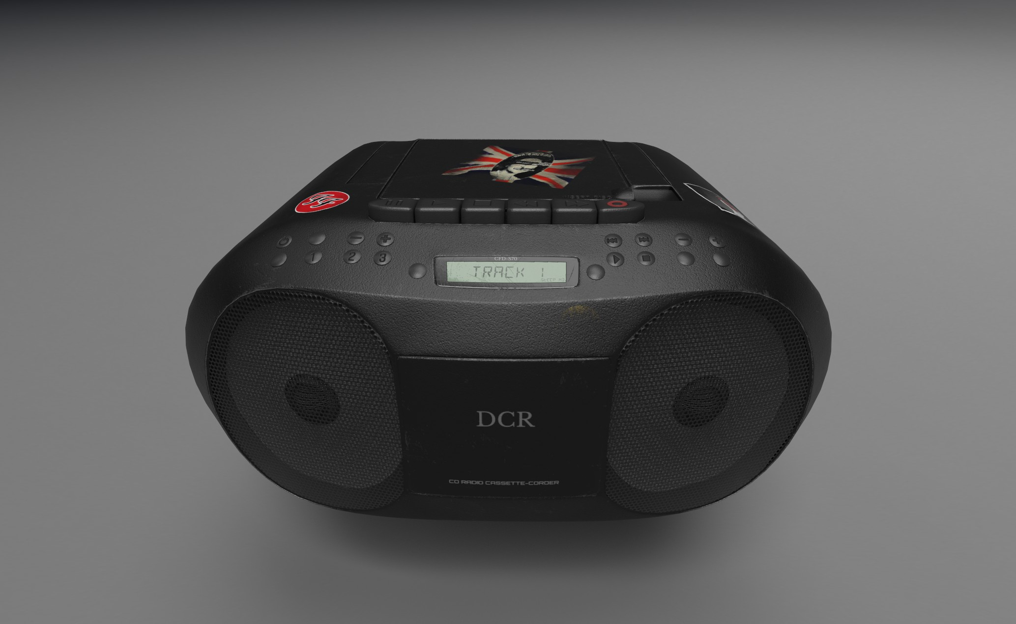 2000s boombox 3D model - TurboSquid 1655623