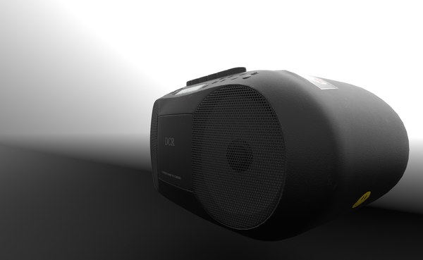 2000s boombox 3D model - TurboSquid 1655623