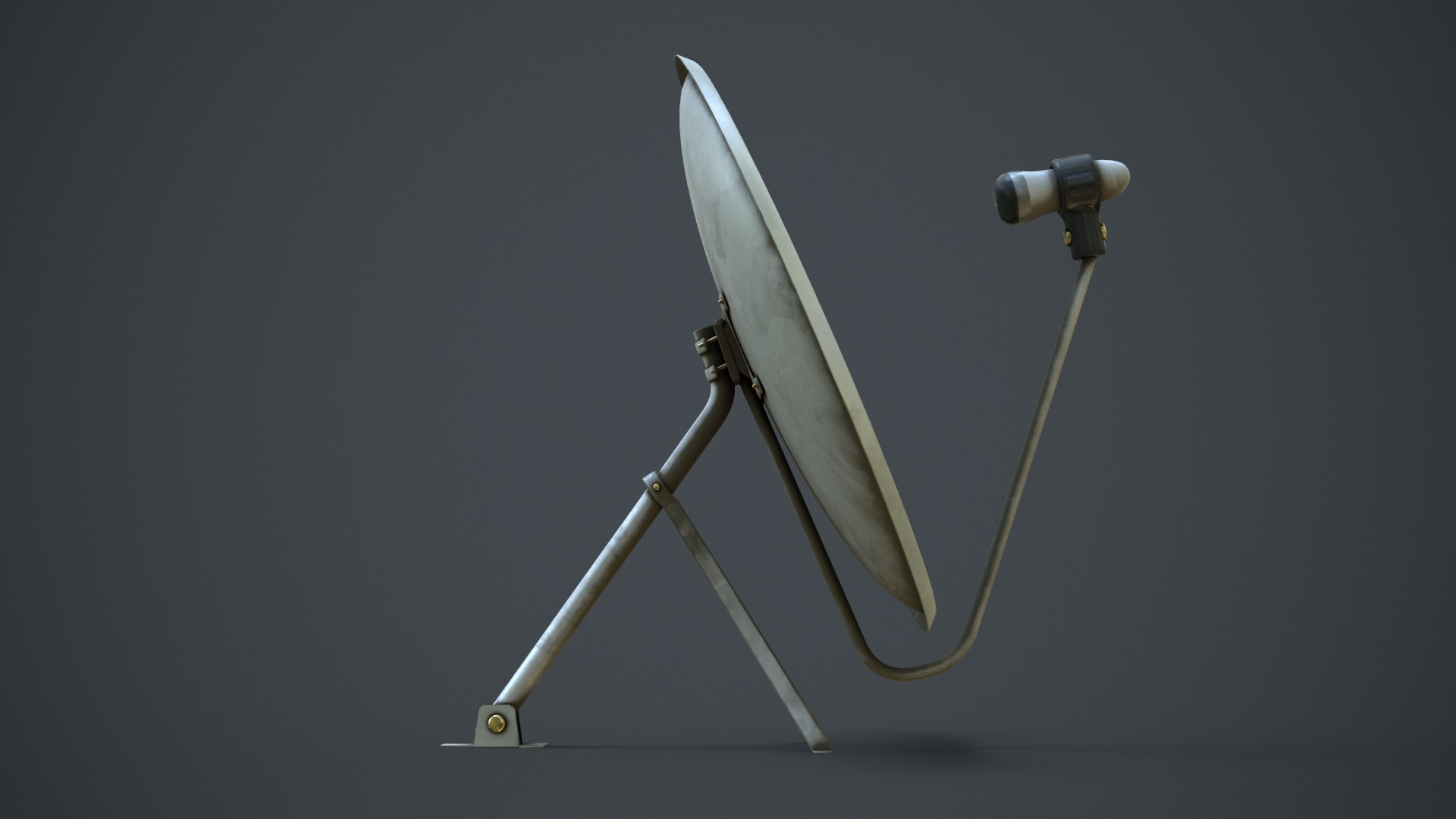 Dish TV Antenna 3D Model - TurboSquid 2038188