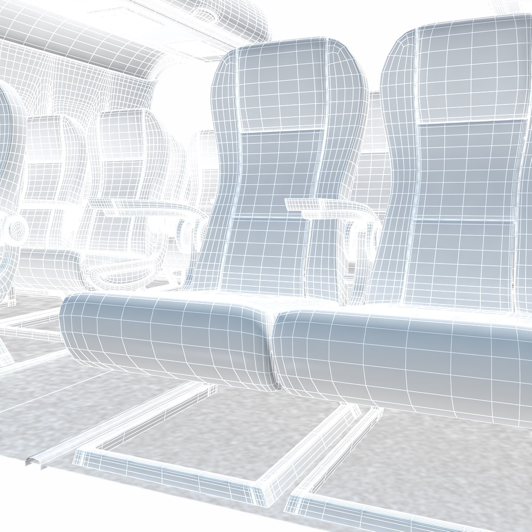 3d Model Air Aircraft Cabin