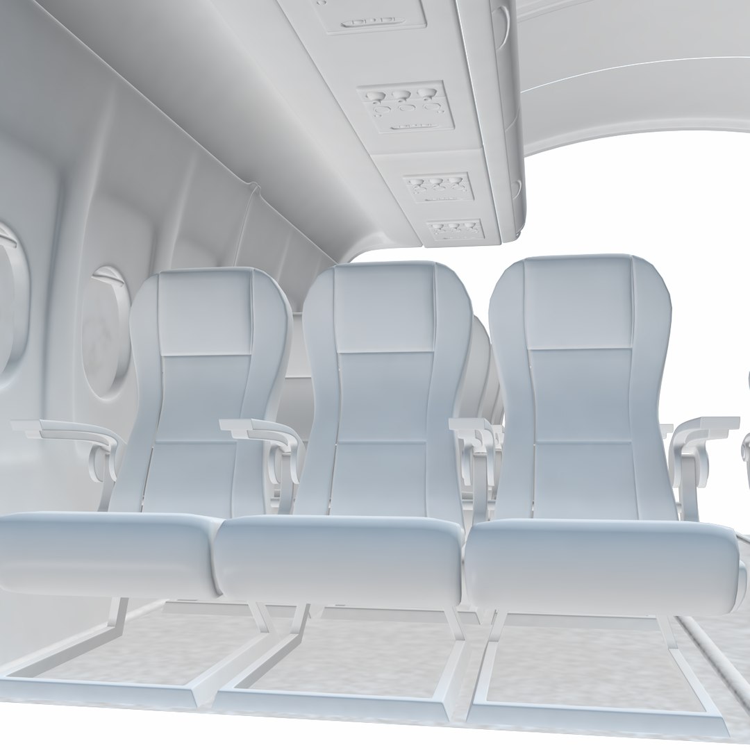 3d Model Air Aircraft Cabin