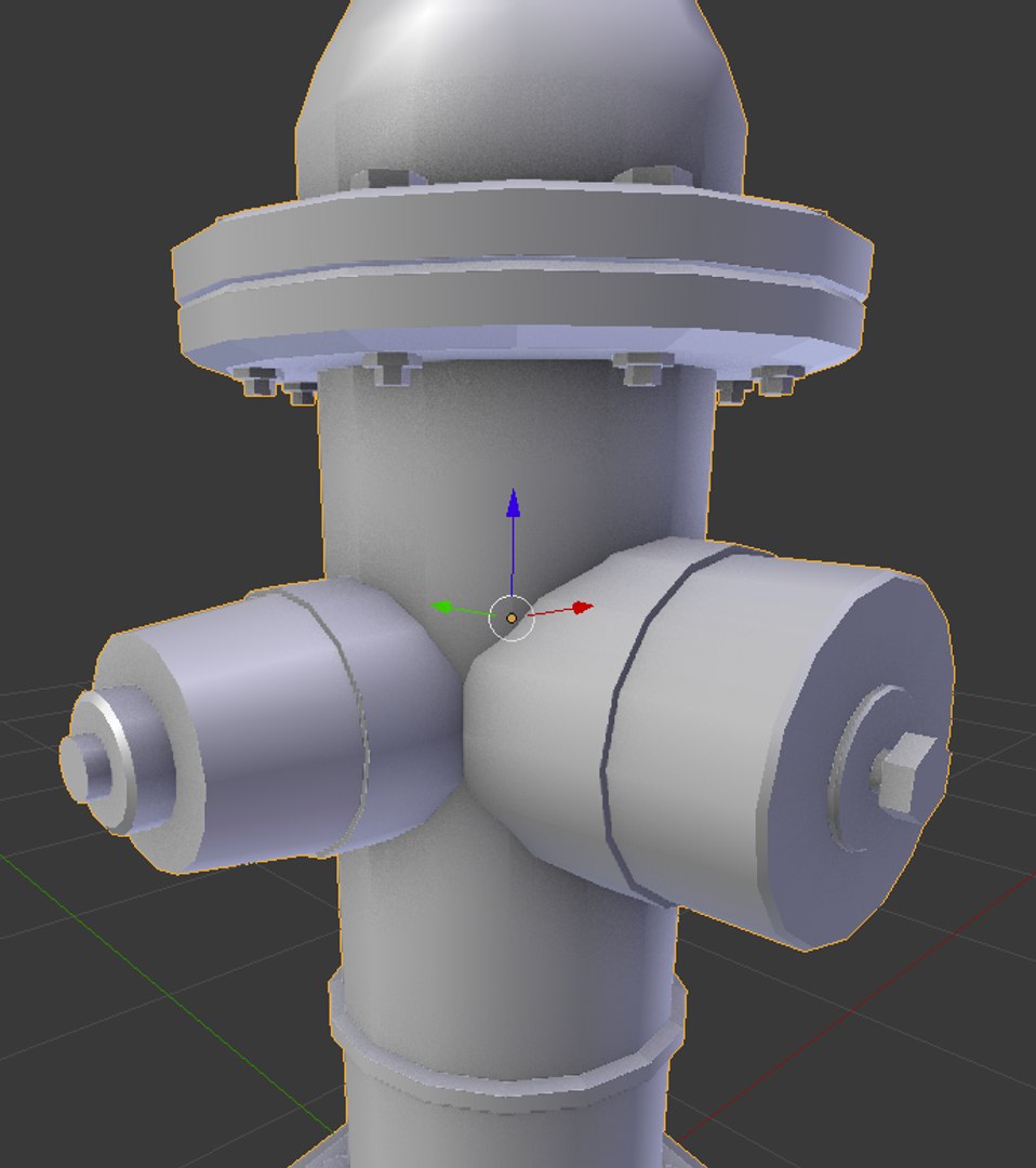 3D Hydrant Low-poly Model - TurboSquid 1259073