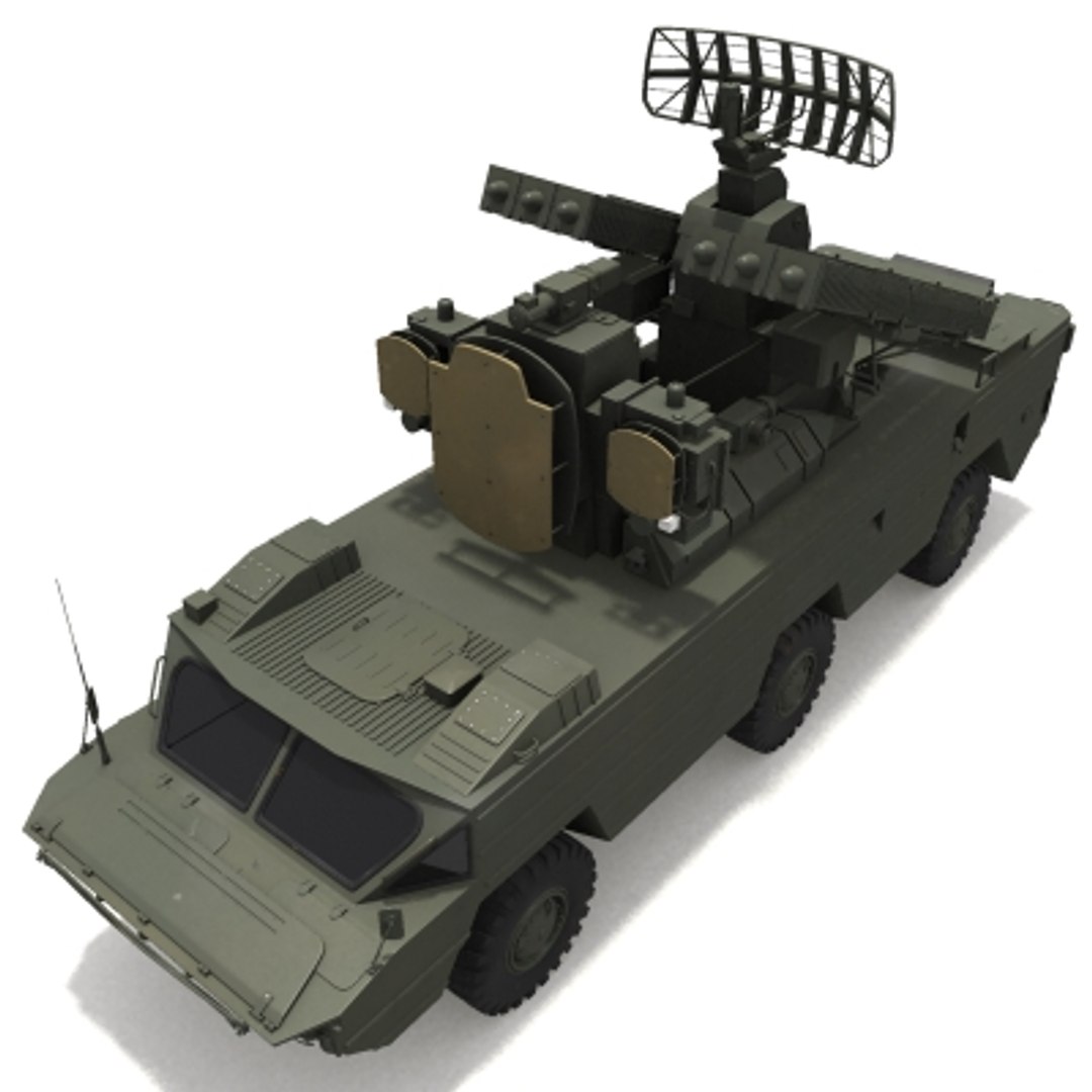 Sa8 Military Vehicle 3d Obj